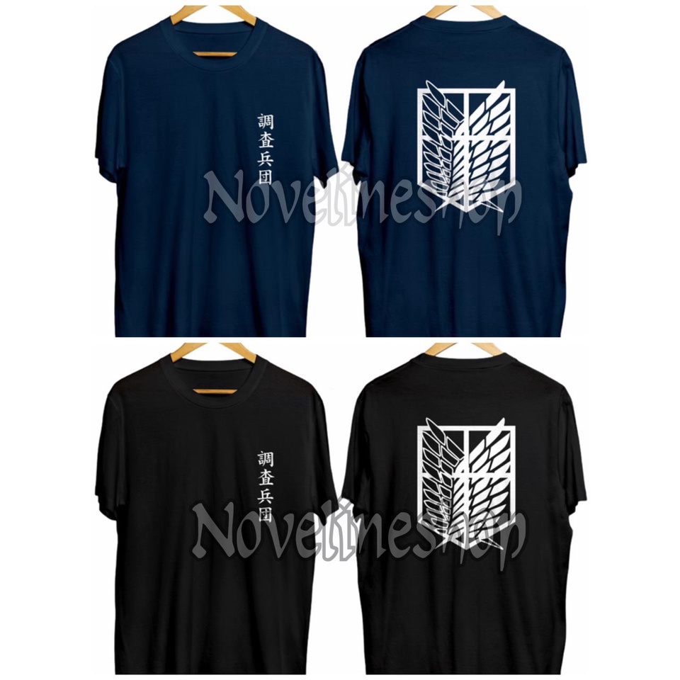 SHINGEKI T-SHIRT NO KYOJIN ATTACK ON TITAN SCOUT LEGION AOT SNK LEVI ...