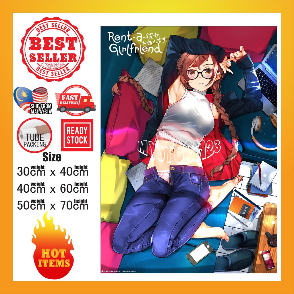 Ready Stock Rental Girlfriend 06 | Kanojo karishimasu | KanoKari | Chizuru | Ruka | Sumi | Mami ...