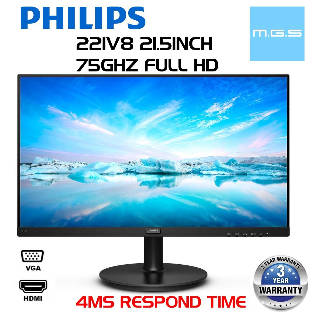 PHILIPS LCD MONITOR 241V8 241V8LB 271V8 221V8 272E1GSJ 24M1N3200Z IPS ...