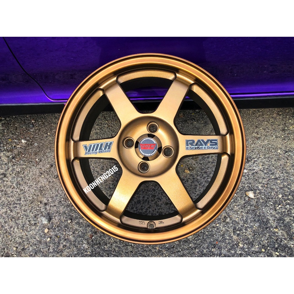 AUTO OPTIONS Wheels Thailand TE37 Sport Rim Set 16x7J - READY STOCK ...