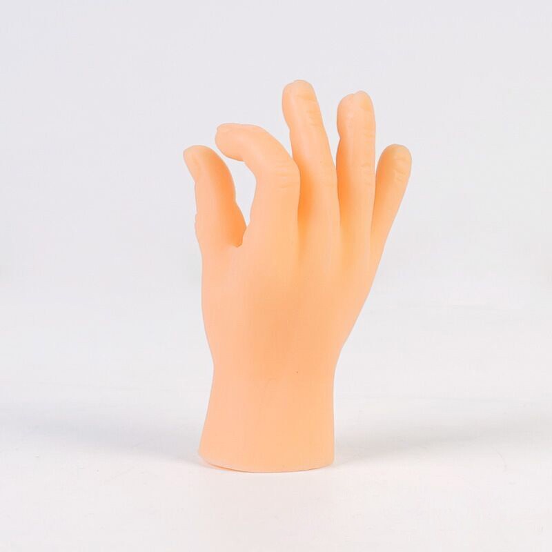 Left And Right Super Mini Tiny Hand Models Joke Finger Puppet Novel ...