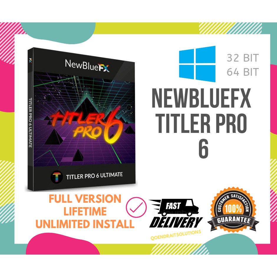 🔥HOT🔥 Newbluefx Titler Pro 6 Full Version | Shopee Malaysia