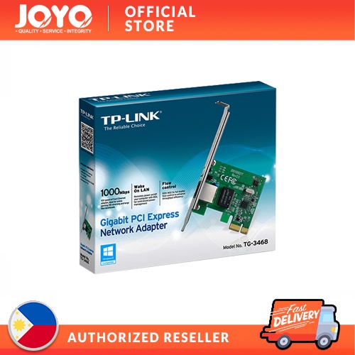 TP-LINK 10/100/1000M GIGABIT PCI-E NETWORK ADAPTER (TG-3468) | Shopee Malaysia