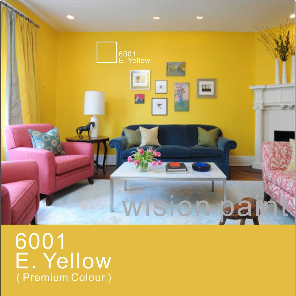 6001** E. YELLOW 7L ( 7 LITERS ) SANCORA / SUPER KING EMULSION PAINT ...