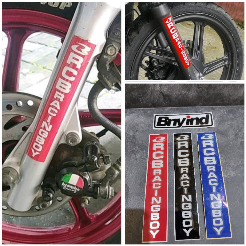 Rcb RACING BOY CUTTING SHOCK STICKER | Shopee Malaysia