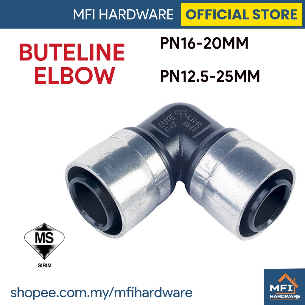 BUTELINE FITTING ELBOW 20MM/25MM | Shopee Malaysia