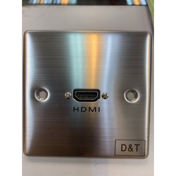 HDMI Metal Faceplate Wall Plate - (1 Port) HDMI Female (Right Angled ...