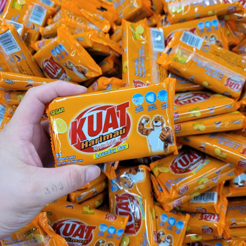 Kuat Harimau Assorted 150G Nyata Lebih Kuat Laundry Bar Lemon Segar ...