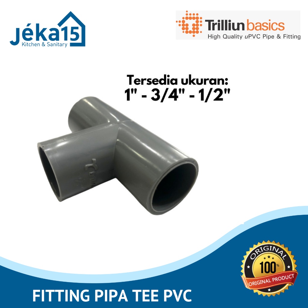 Trillion Pipe Connections | Tee 1 inch | Tee 1/2 inch | Tee 3/4 inch ...