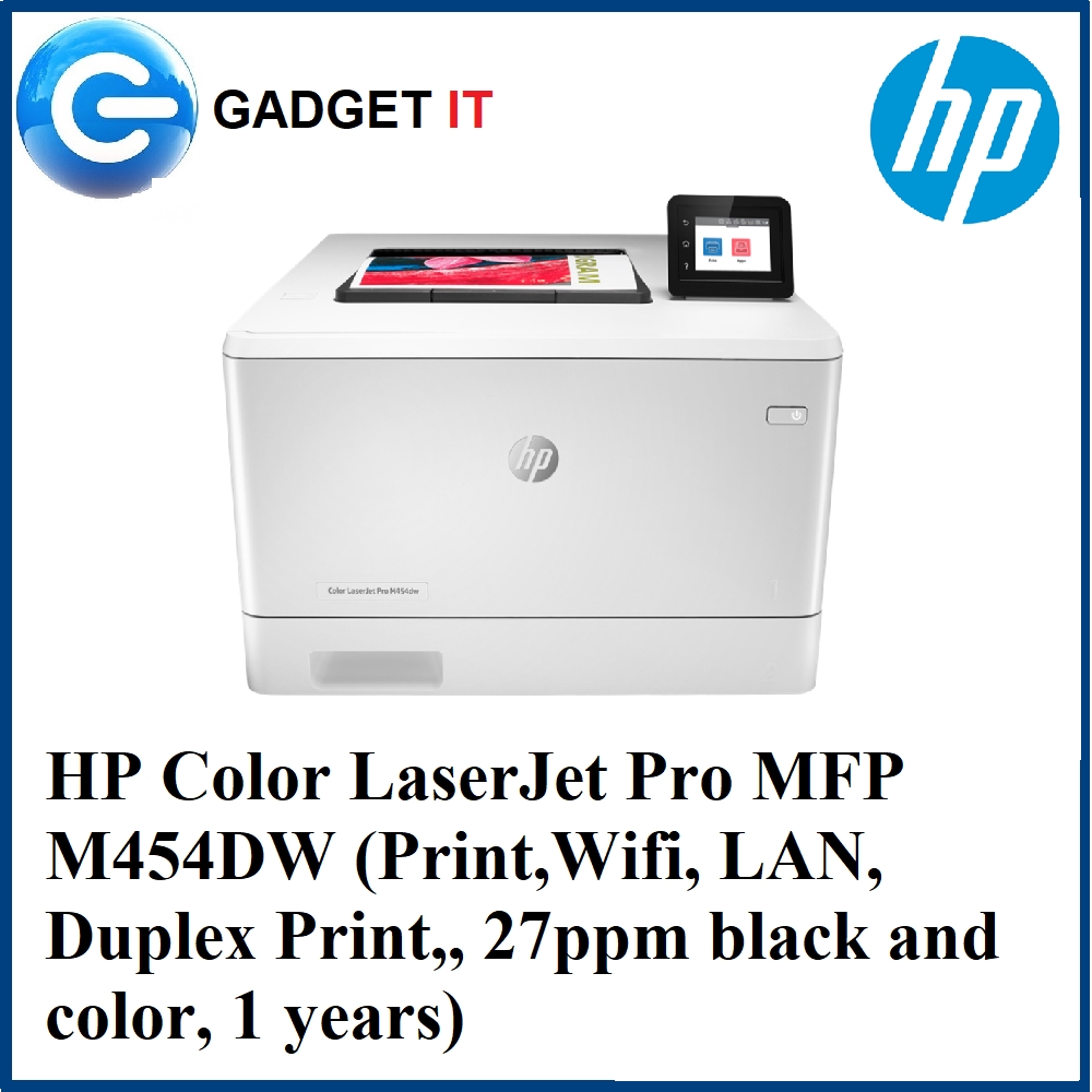 HP COLOR LASERJET PRO M454DW PRINTER (PRINT ONLY,WIFI,DUPLEX PRINT ...