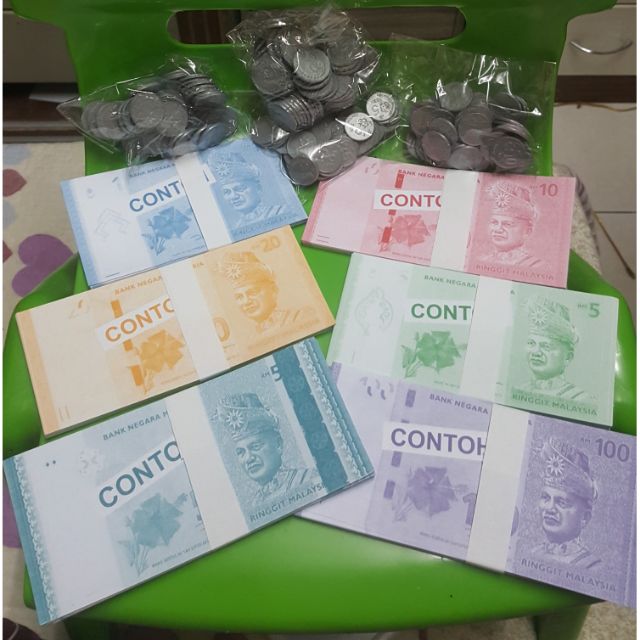 PKP SALES - DUIT BIJAK / MAINAN DUIT KERTAS / BELAJAR GUNA DUIT / FUN ...