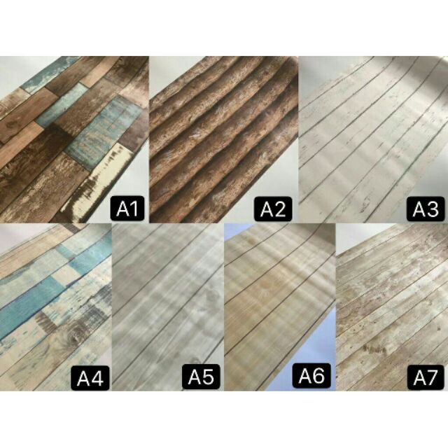 Wallpaper Corak Kayu 2D PVC sticker | Shopee Malaysia