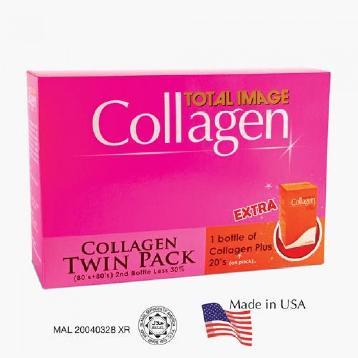 Total Image Collagen 80's x 2 (Twin Pack) FREE Collagen Plus 20's [Exp ...