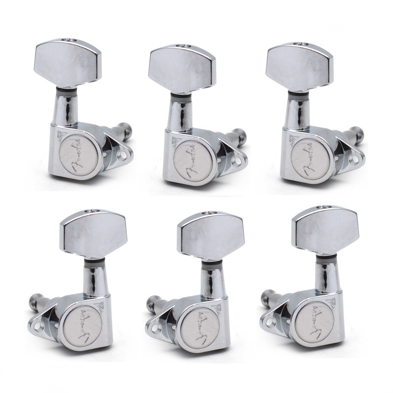 6Pcs Guitar Sealed Big Square Peg Tuning Pegs Tuner Machine Heads ...