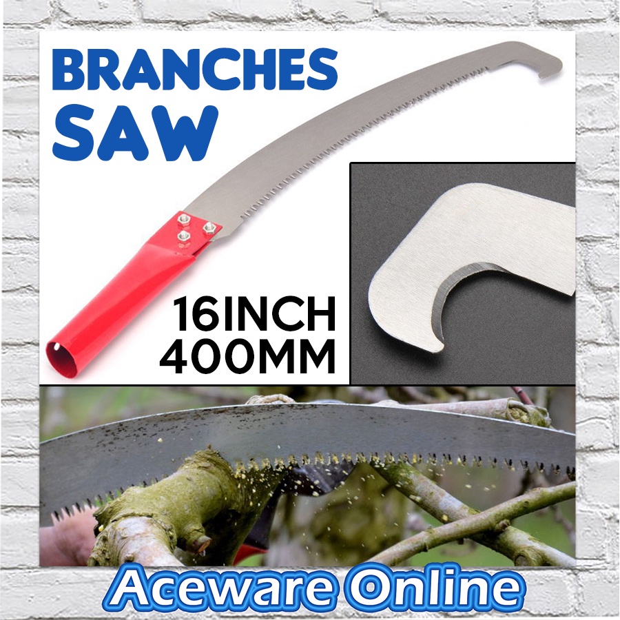 16" 400MM BRANCHES SAW PRUNING SAW BRANCH CUTTER GARDENING TOOLS WOOD ...