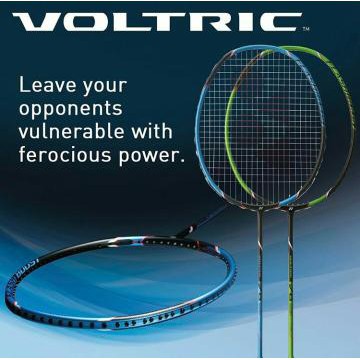 YONEX VOLTRIC FB (BLACK GREEN/ BLACK BLUE) (FREE STRING AND GRIP ...