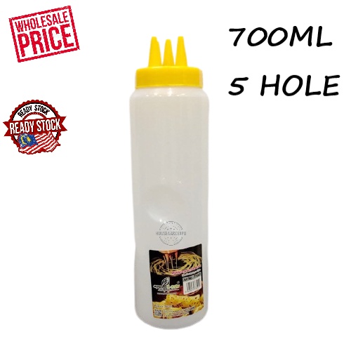5 Hole Acuan Roti Jala /Multipurpose Sauce Bottle / Roti Jala Mould ...