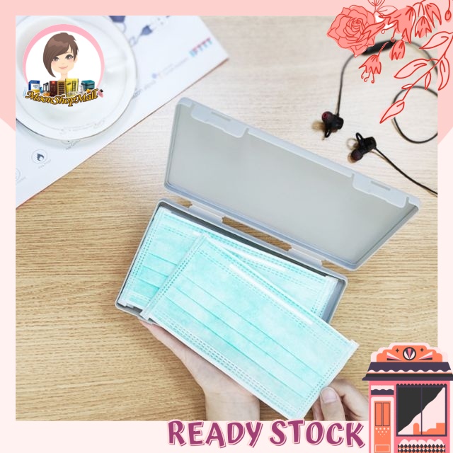 🔥READY STOCK🔥 Portable Mask Storage Box Dust Proof Moisture | Shopee ...