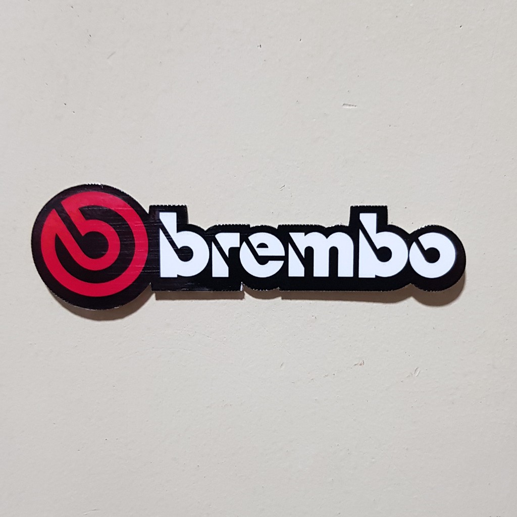 Brembo design, vinyl laminated sticker | Shopee Malaysia