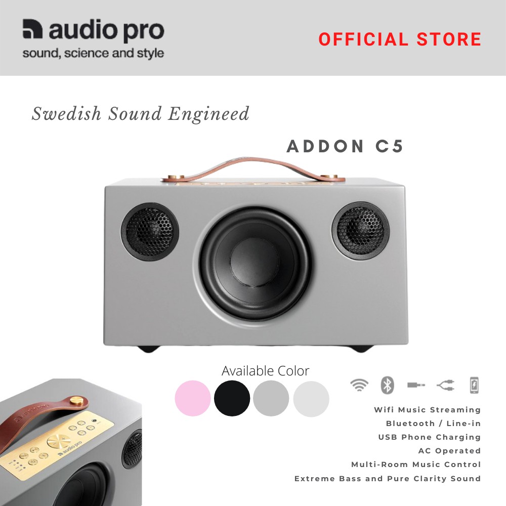 Audio Pro Addon C5 MKii Wireless Multiroom Speaker | Shopee Malaysia