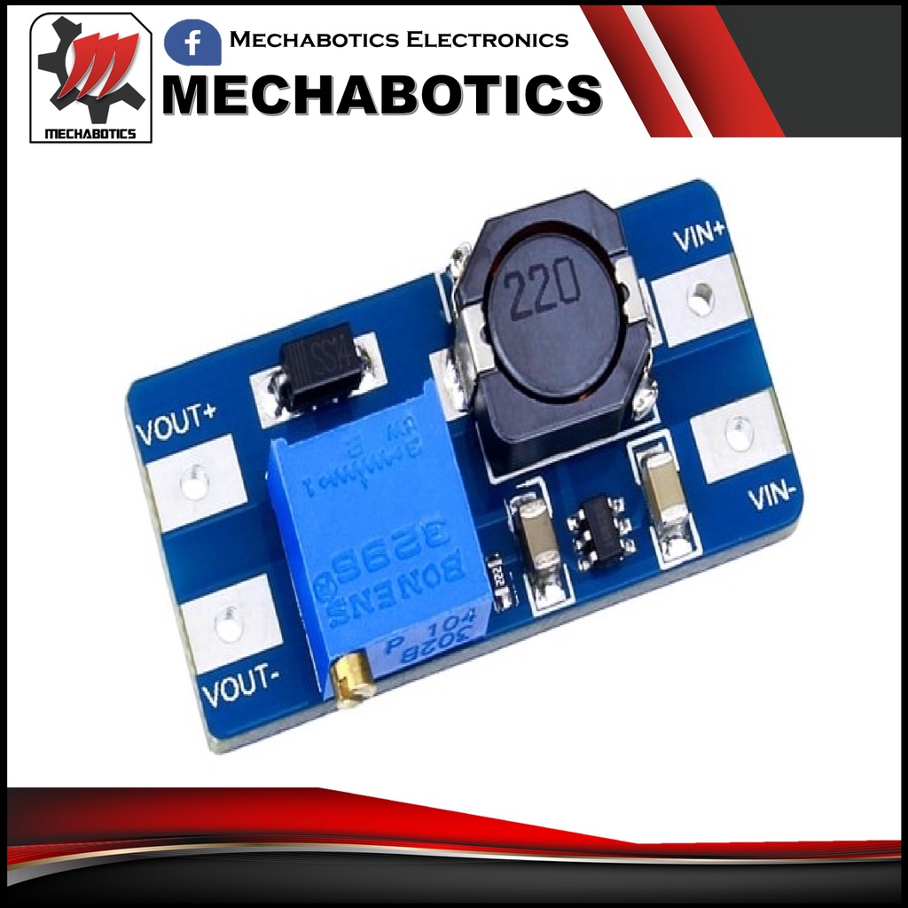 MT3608 DC-DC Step Up Converter Booster Power Supply Module Boost Step ...