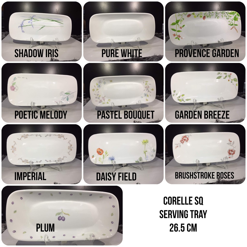 MFD-Corelle Square Serving Tray 26.5cm/Fish Plate | Shopee Malaysia