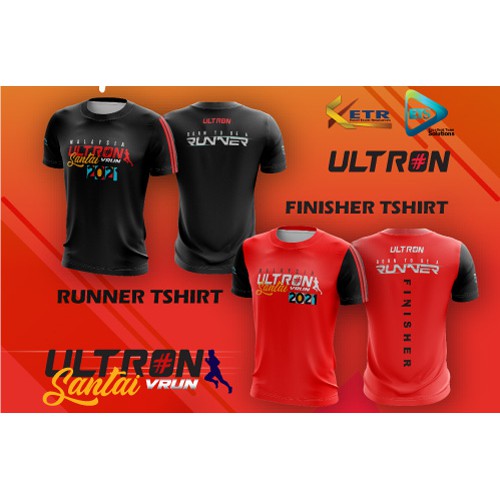 ULTRON Running Tee (Ultron Santai Virtual Run) | Shopee Malaysia