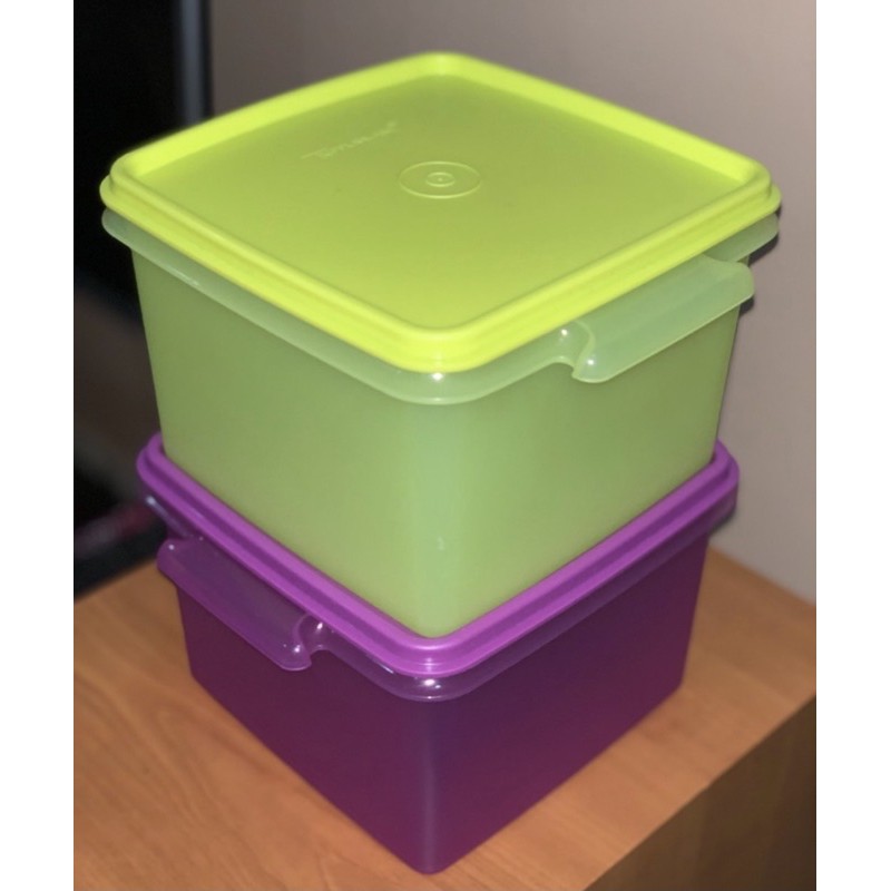 Square Tupperware with Side Holders (Tupperware Brand) | Shopee Malaysia