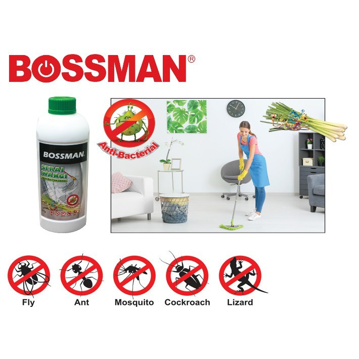 BOSSMAN Serai Wangi Liquid Wax Floor Cleaner | Shopee Malaysia