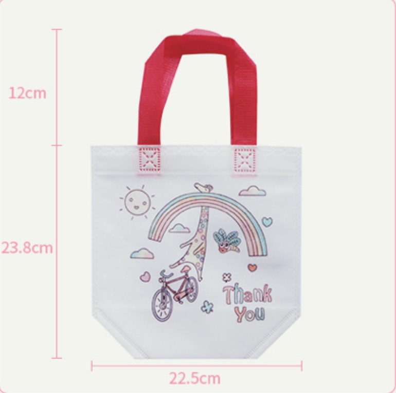 Painting Non Woven Bag Coloring kids Party Bag Goodie Bags Drawing Bags ...