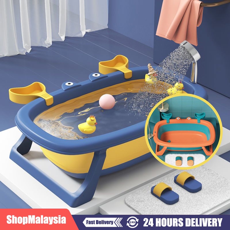 Set Tab Mandi Lipat Untuk Tab Mandi Bayi Mudah Alih+Bathmat Bathtub ...