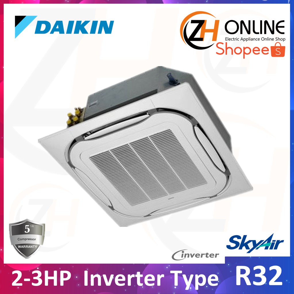 Daikin Ceiling Cassette R32 | Shelly Lighting