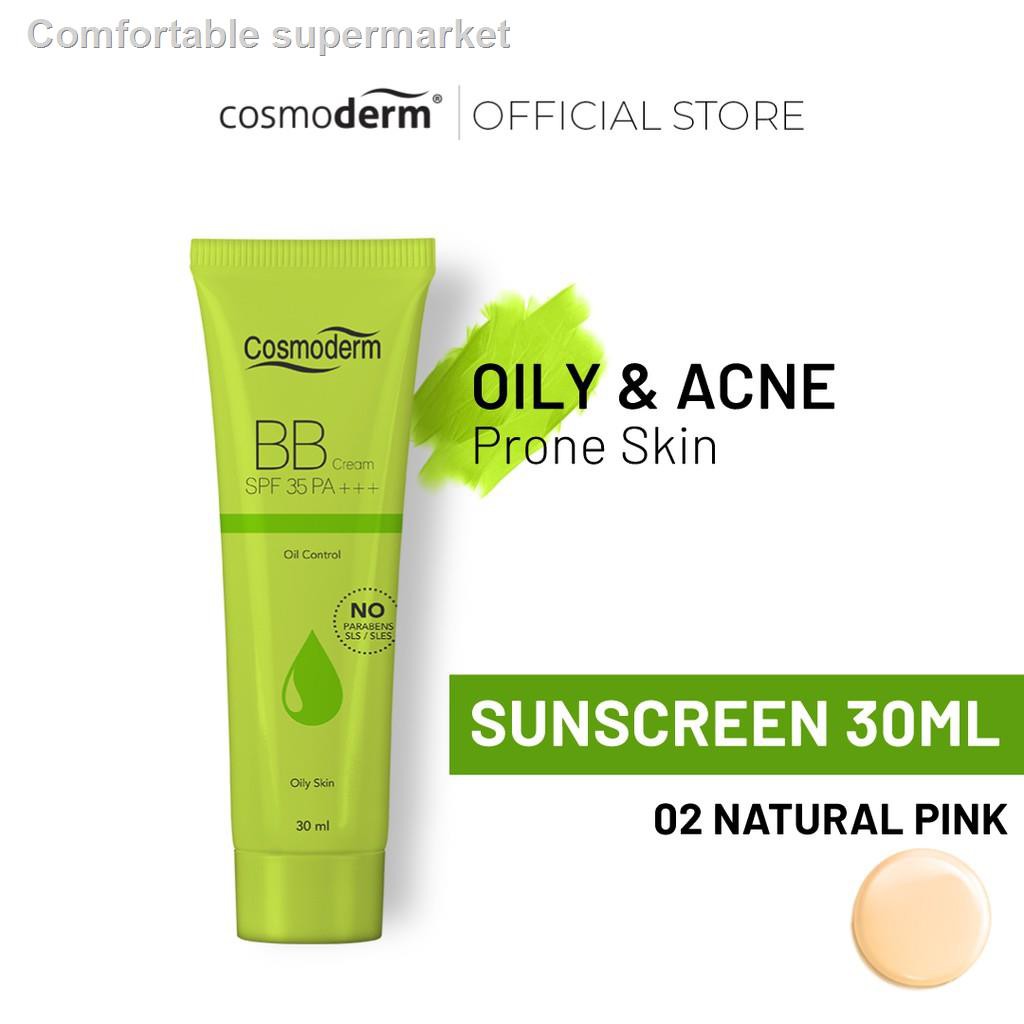 ☎ COSMODERM BB CREAM WITH TEA TREE OIL SPF 35 PA+++ 02 - NATURAL PINK ...