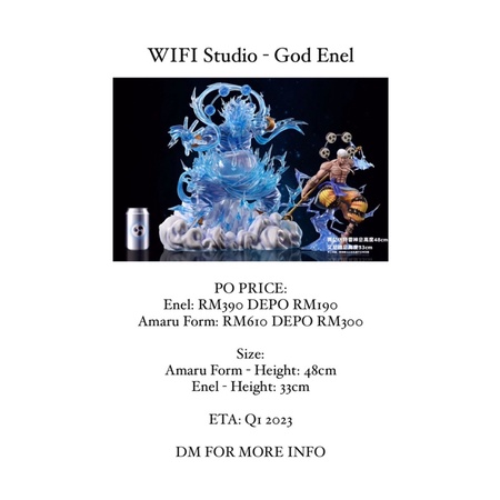 WIFI Studio - God Enel - One Piece Action Figure | Shopee Malaysia