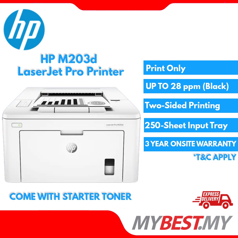 HP LaserJet Pro M203d Printer (Automatic Duplex Printing) | Shopee Malaysia