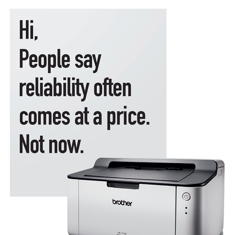 Brother HL-1110 Mono Laser Printer | Compact | USB Connectivity ...