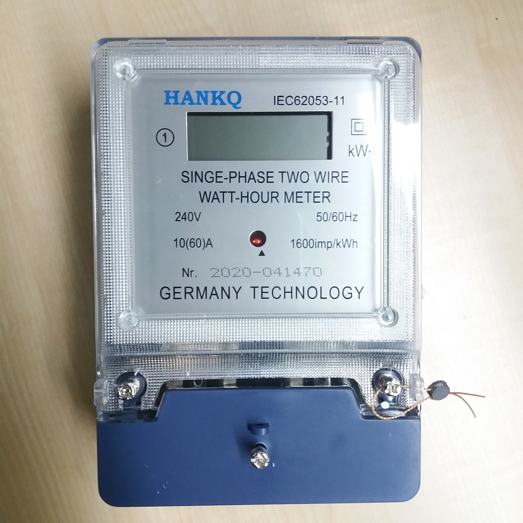 Hankq 10/60A Single Phase Digital KWH Meter | Shopee Malaysia