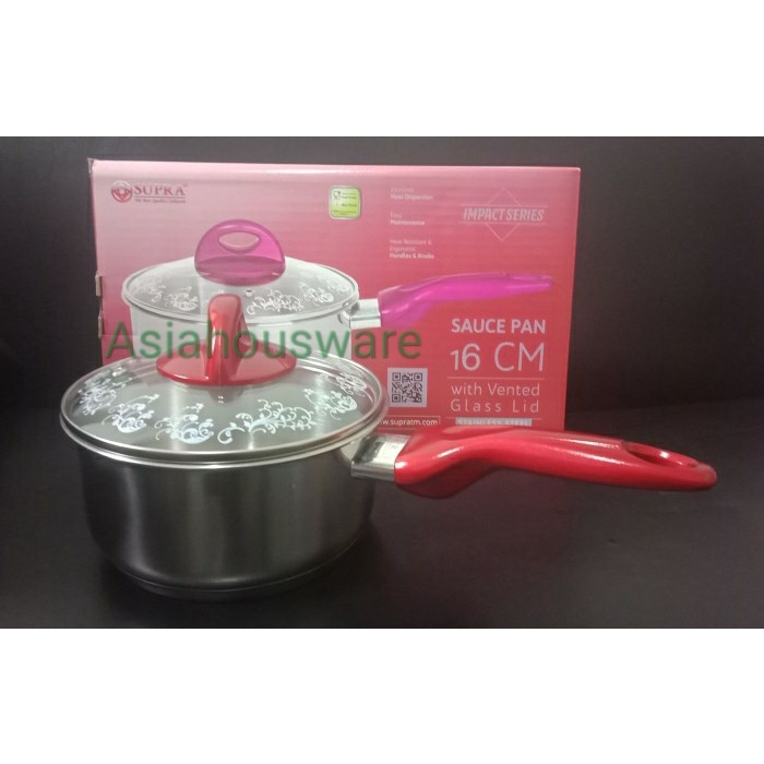 Supra Pan Stainless Sauce Pan 16cm | Shopee Malaysia