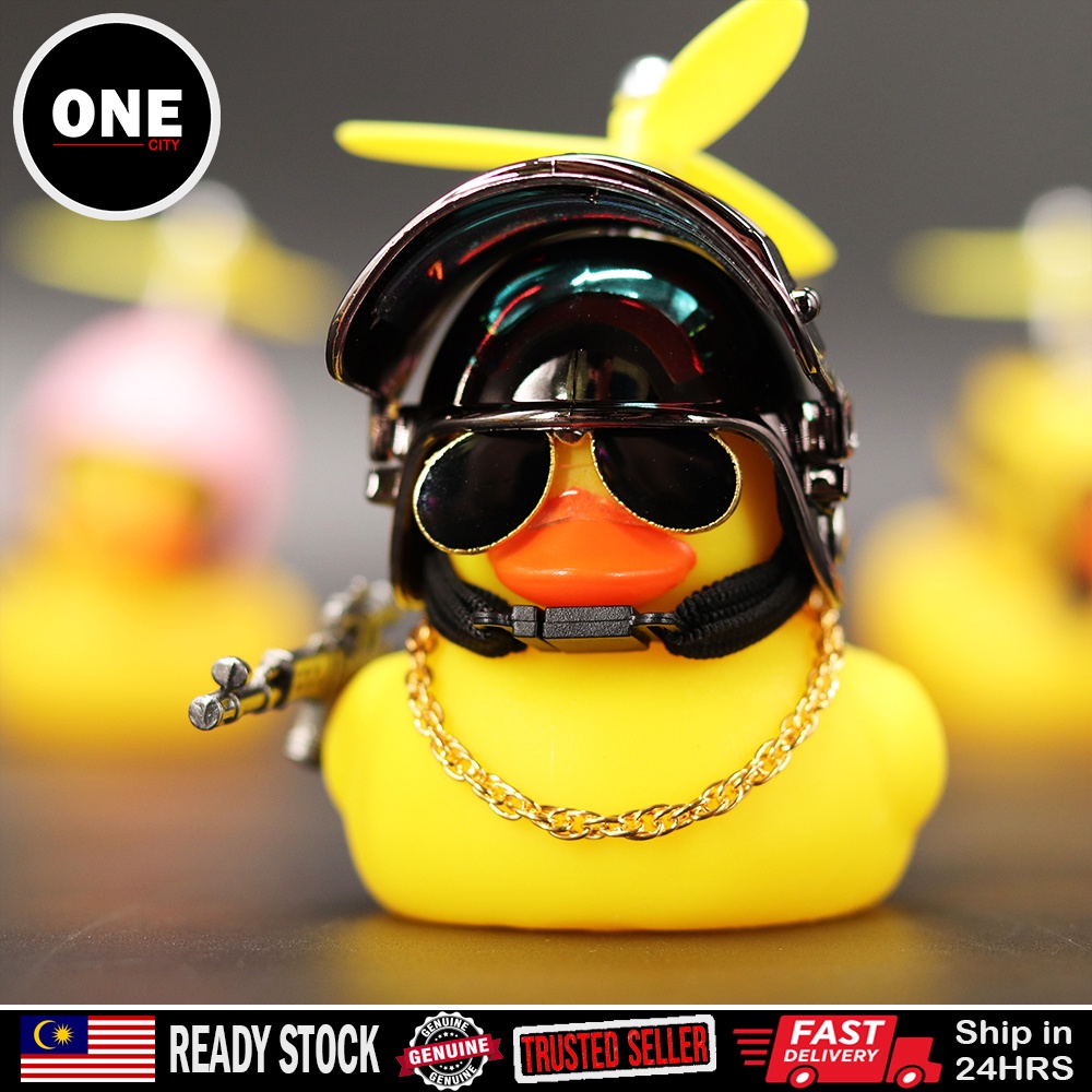 Helmet Sniper Yellow Duck Helmet Horn Little Yellow Duck Bamboo Raft ...