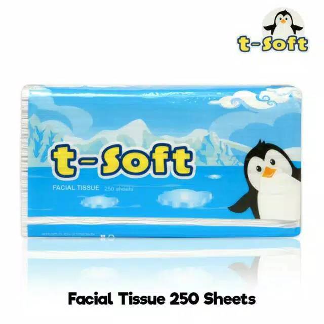 T-soft FACIAL TISSUE 250Sheet (2ply) | Shopee Malaysia