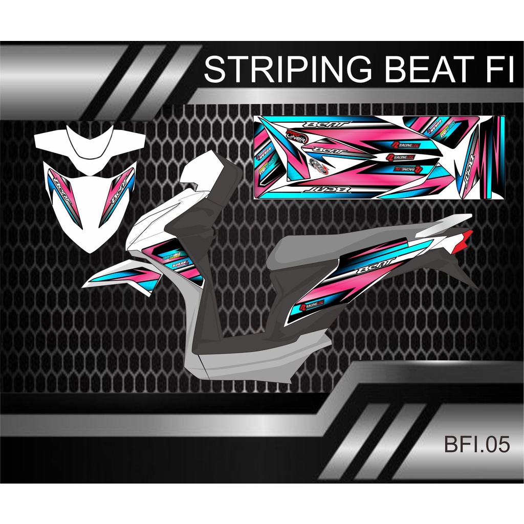 Striping CUSTOM BEAT F1 Is Perfect To Add Your STYLE To Cool | Shopee ...