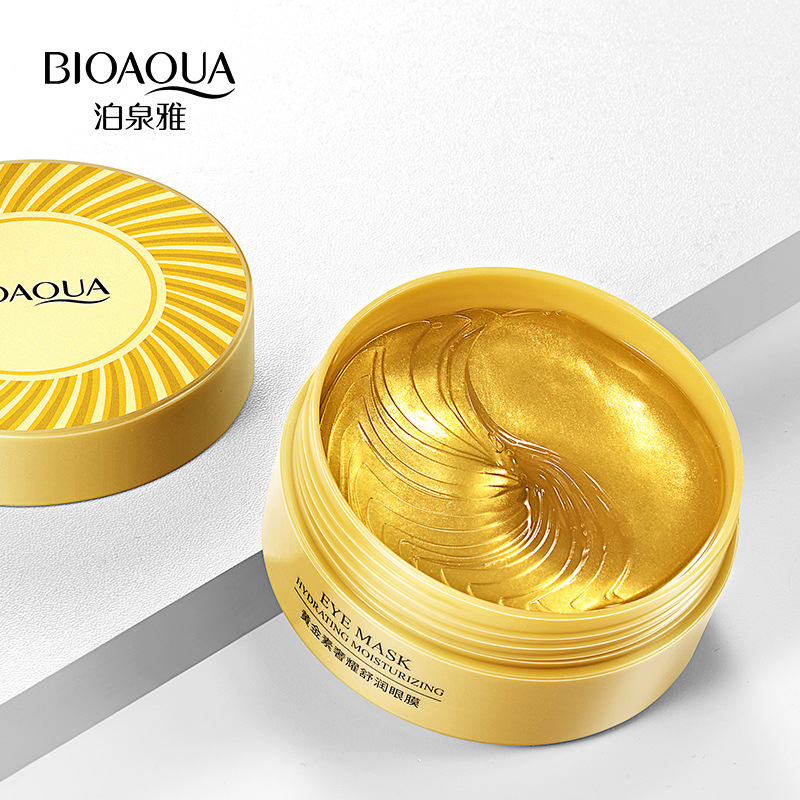 BIOAQUA 24K Gold Hydrating Moisturizing Eye Mask Anti Against Dark ...