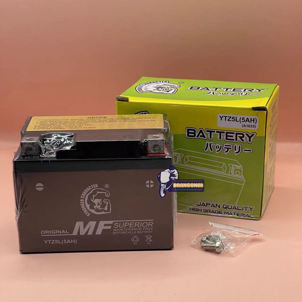 Battery YTZ5/YB5 /YTZ5-BS AMARON/IRON/STRONGER CHARACTER PRO BIKE (Y15 ...
