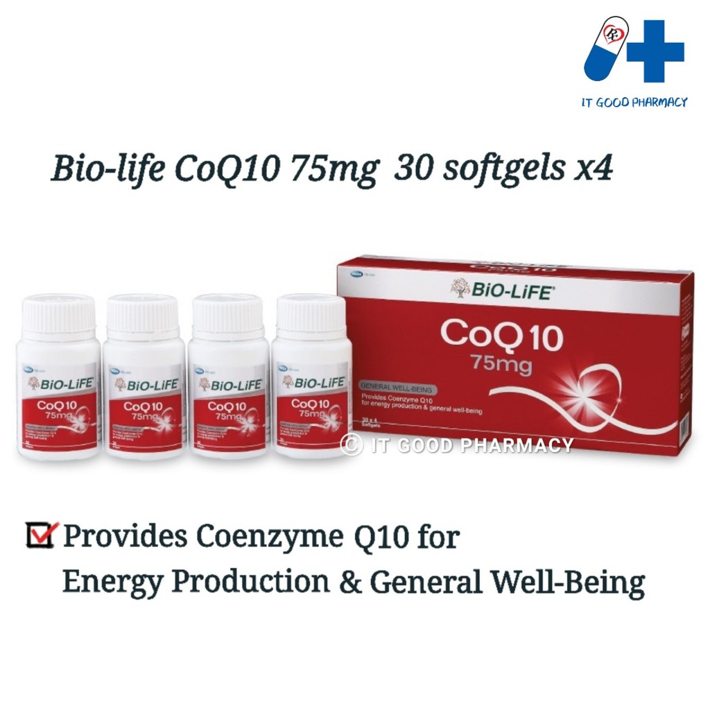 (New Stocks) Bio-life CoQ10 75mg (30s/ 4X30's) | Shopee Malaysia