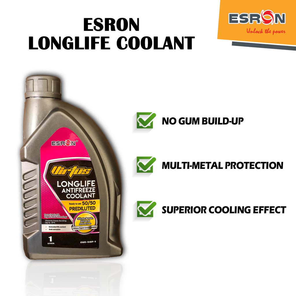 Coolant Longlife Concentrated Antifreeze and Corrosion Inhibitor 1Liter ...