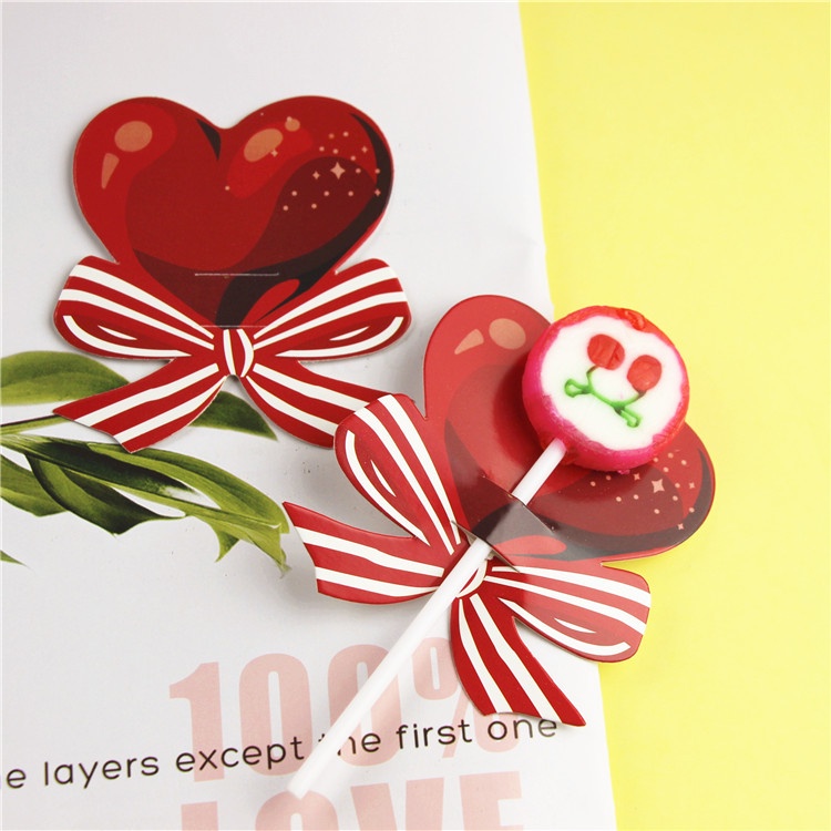 READY STOCK --10Pcs Chupa Chups / Lolipop Holder Doorgift Red Love ...