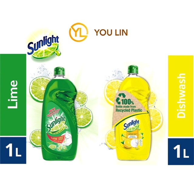 Sunlight Dishwashing Liquid 900ml - Lemon / Lime | Shopee Malaysia