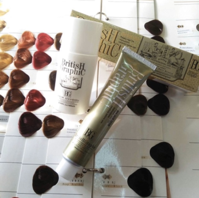 BG Professional Hair Color Cream 100ml/British Graphic 专业染发膏 100ml ...