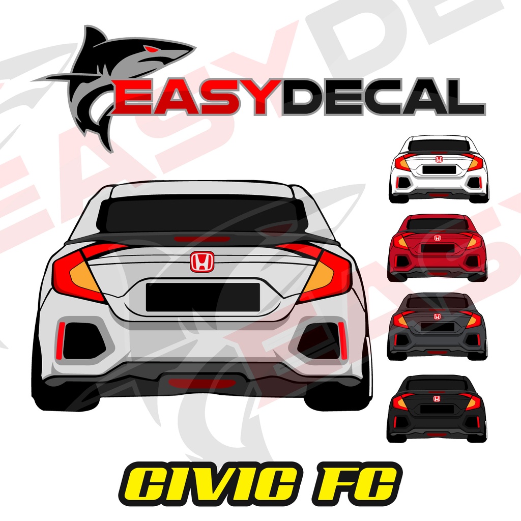 Honda Civic Fc Sticker | Shopee Malaysia