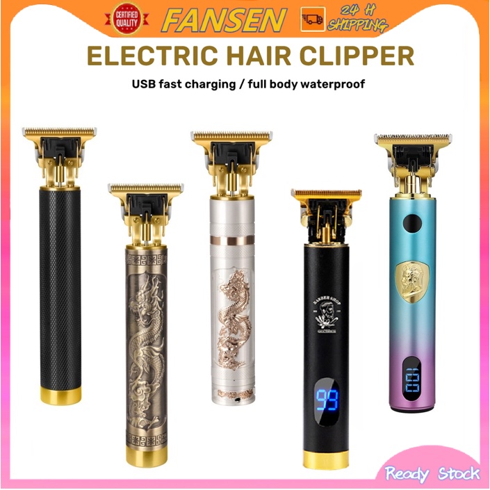 🔥READY STOCK🔥Hair Clipper Rechargeable HairTrimmer Men Beard Trimmer ...